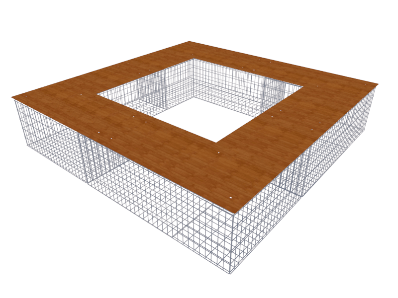 Gabions et entourage d'arbre: La protection absolue des arbres